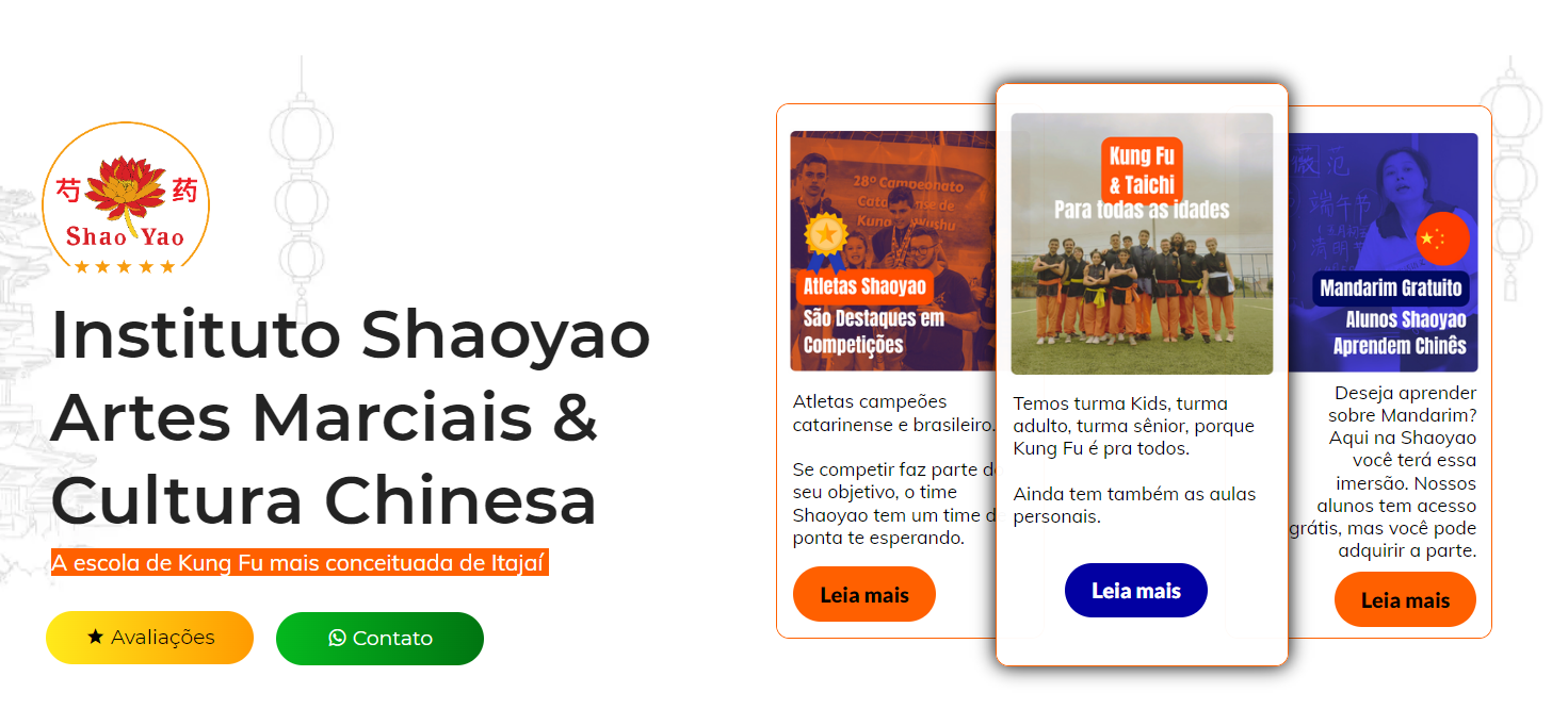 Instituto Shaoyao | Início